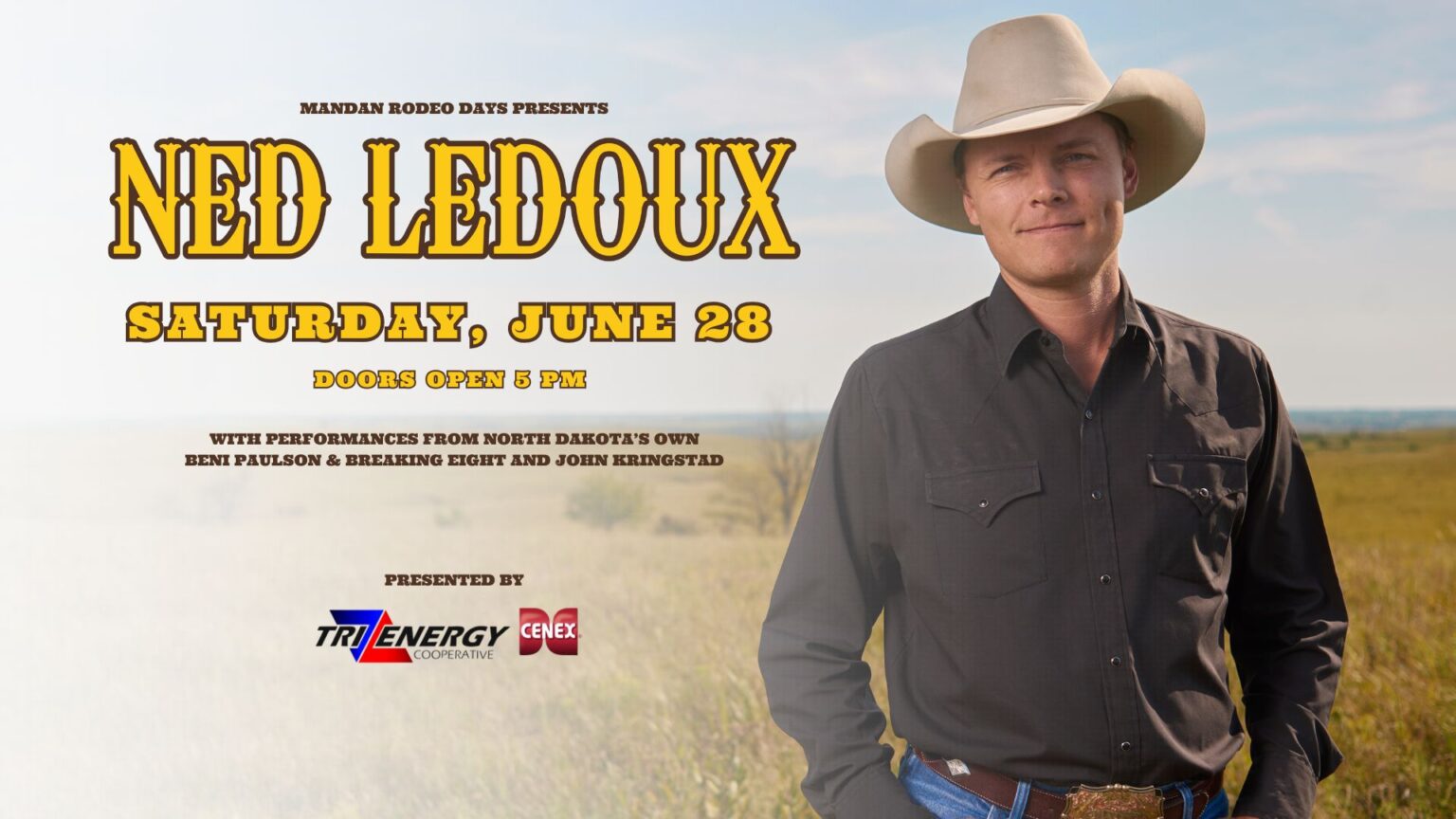 Ned LeDoux Concert - Mandan Rodeo